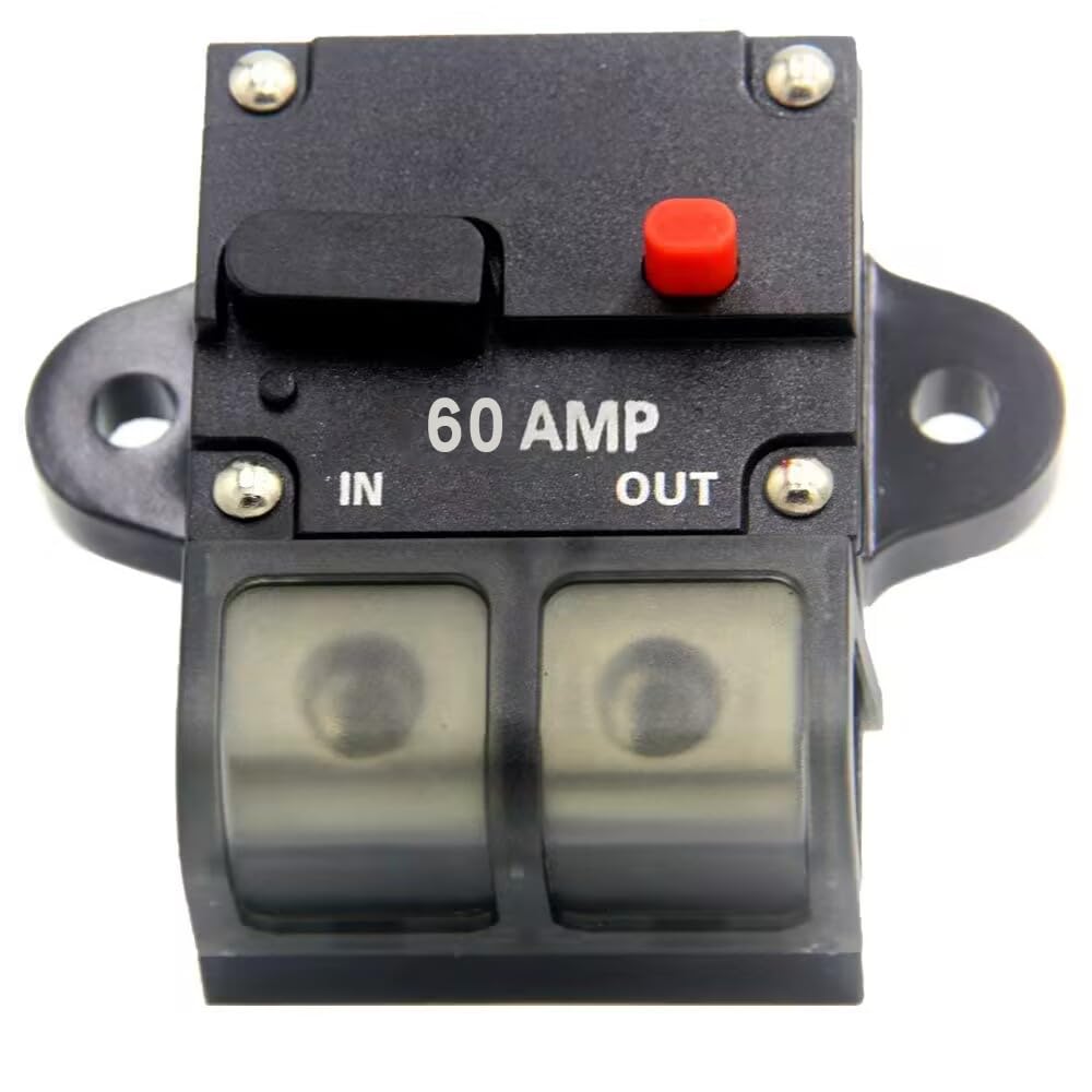 Snapklik.com : 60 Amp Circuit Breaker, Automotive High Current 0 2 4 8 ...