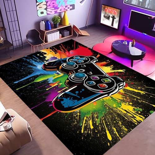 Amazon.com: Video Game Rug - Gaming Carpet for Esports Room, Boys ...