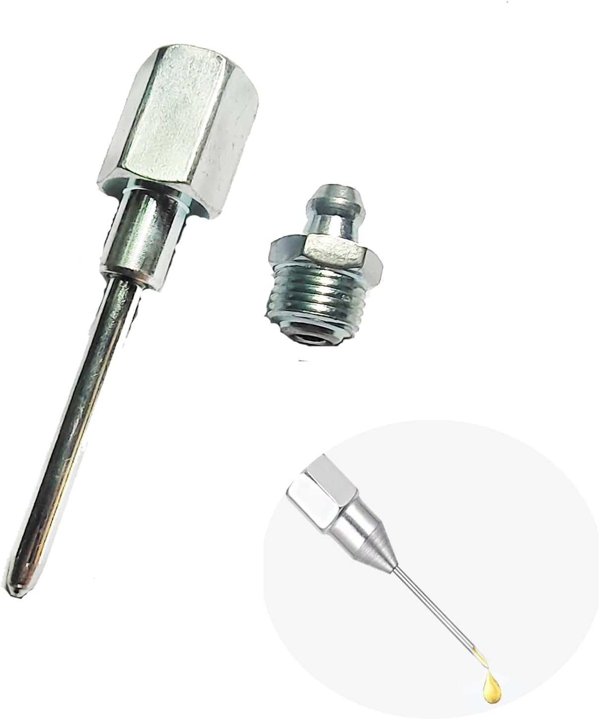 Grease Needle Nozzle with 1/8 Inch NPT Threads, Needle Nose Grease ...