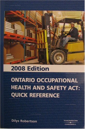 Amazon.com: Ontario Occupational Health and Safety Act: Quick Reference ...