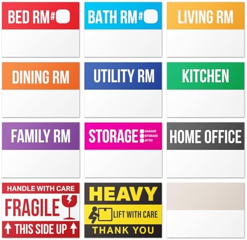 Amazon.com : OfficeSmartLabels | 3 x 2 inch - Home Moving Stickers (600 ...