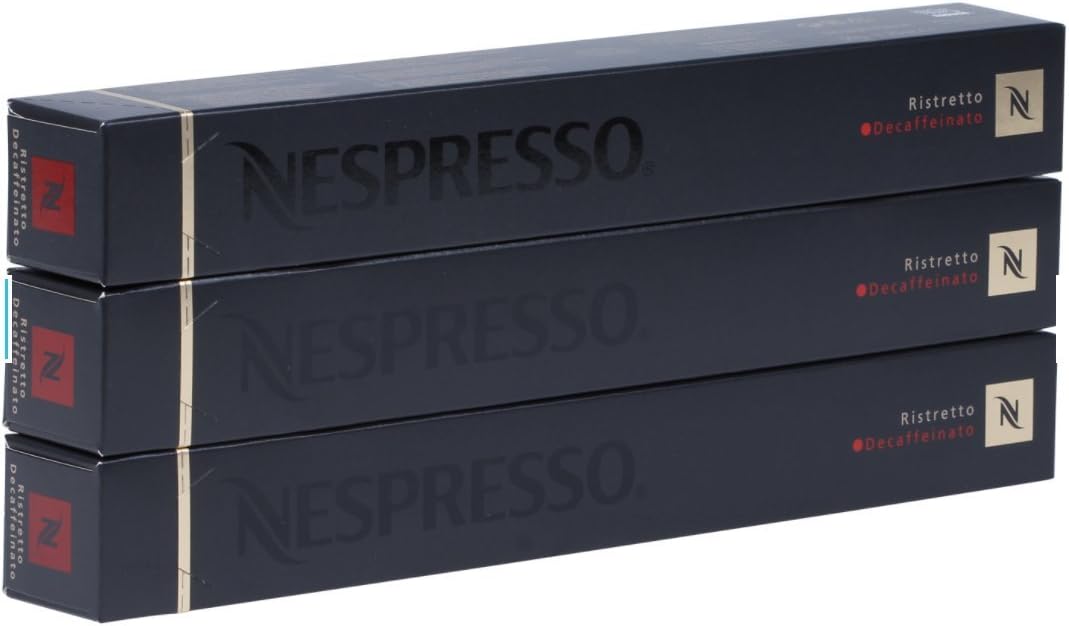 30 Decaf Ristretto Nespresso Coffee Capsules - New Strong Decaf ...