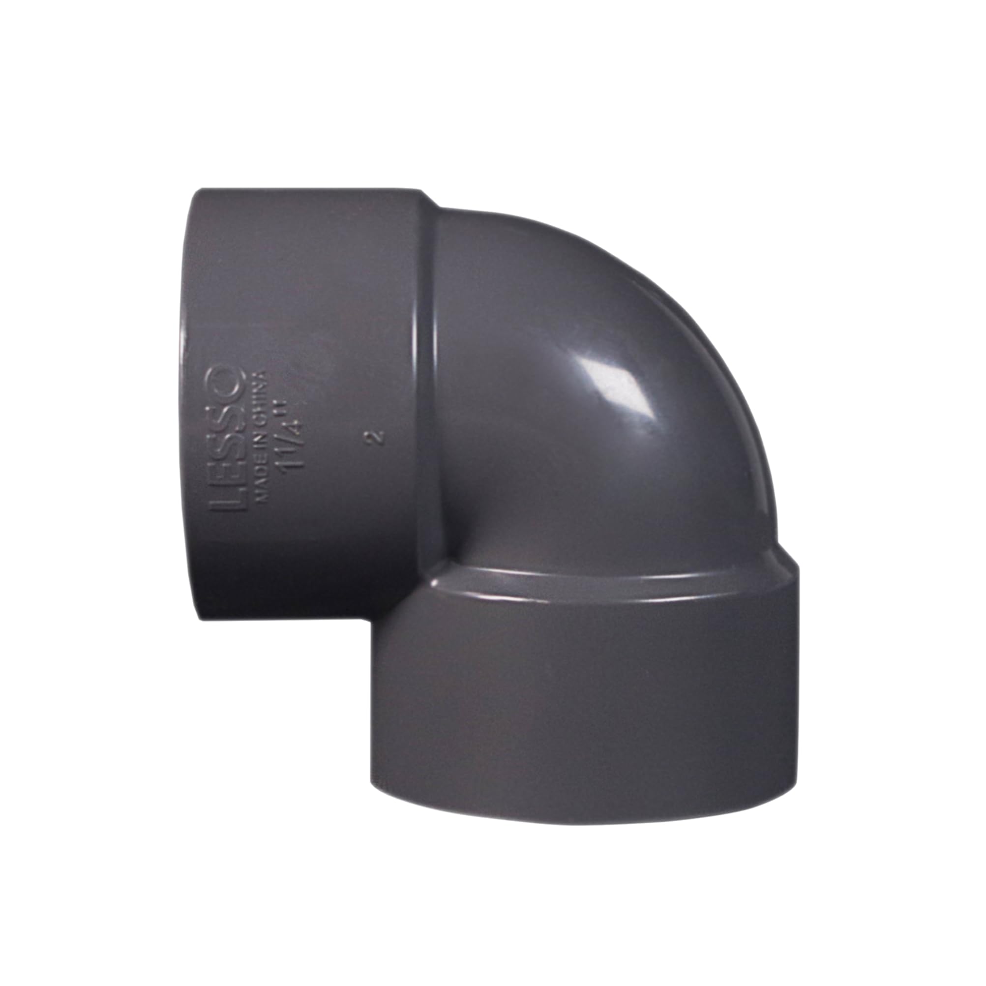 Amazon.com: Lesso America 808 Series PVC Pipe Fitting,90°Ell, Schedule ...