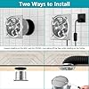 HG Power 6 Inch Kitchen Exhaust Fan with Switch, Powerful Bathroom ...