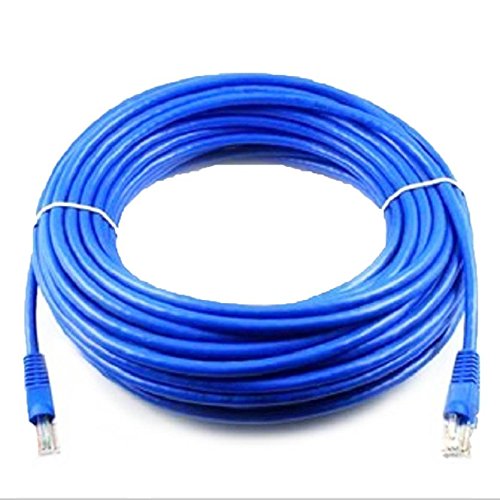 KUNOVA (TM) Ethernet Cable, CAT6 50 ft 50 Feet Blue (LAN Hardware ...