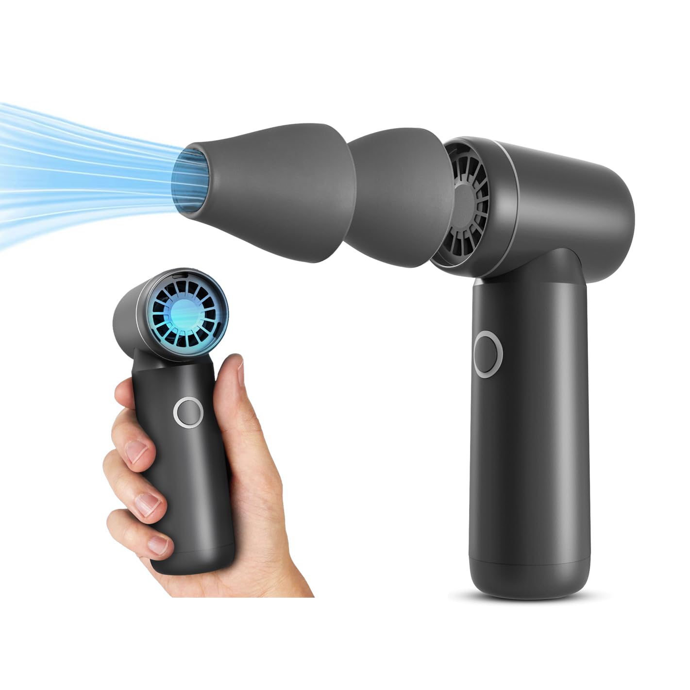 Amazon.com: Mini Compressed Air Duster,100000RPM Cordless Jet Dryer ...