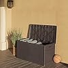 Amazon.com : Barton Deck Box 120 Gallon Outdoor Patio Storage Bench ...