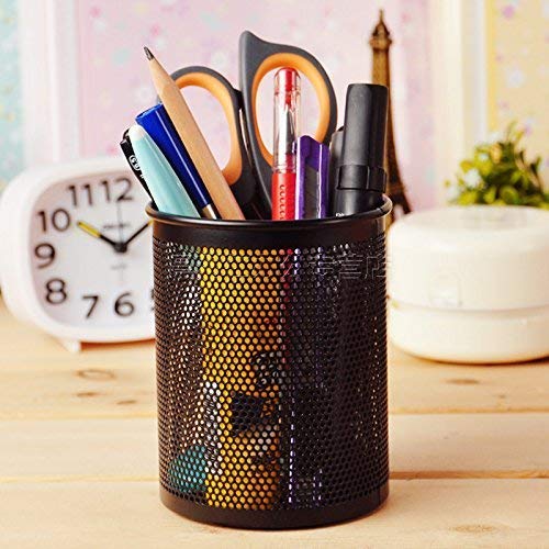 BindEx Round Mesh Pen Stand for Office and Study Table (Pack of 4 ...