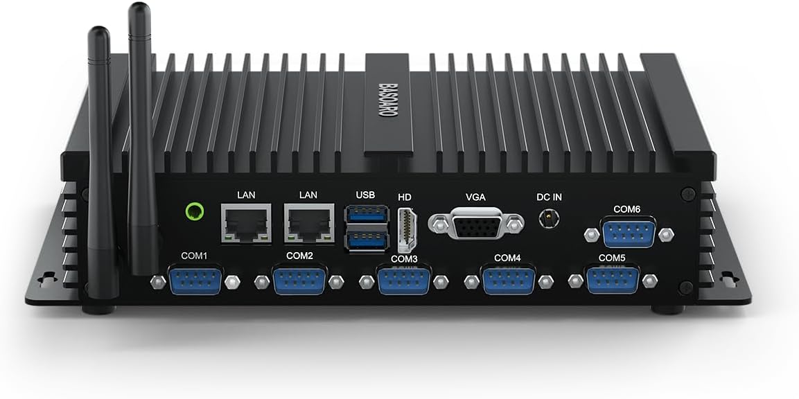 Fanless Industrial Computer Linux Mini PC i5 4200U, Gigabit Ethernet ...