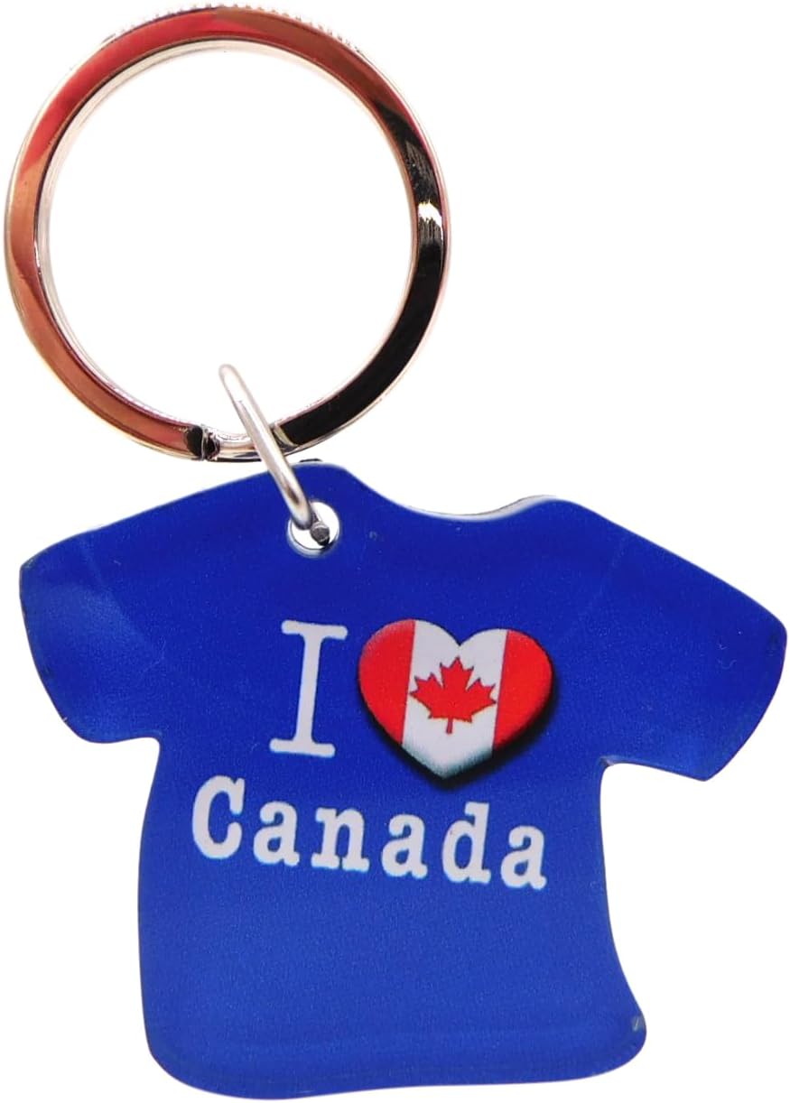 Amazon.com: Westmon Works I Love Canada Keychain Acrylic Key Fob with ...