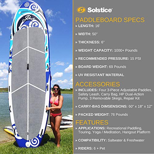 Snapklik.com : Maori Giant Multi-Person Inflatable Paddleboard