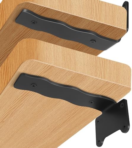 Amazon.com: Heavy Duty L Bracket 6 Pack - 6 Inch Floating Shelf Bracket ...