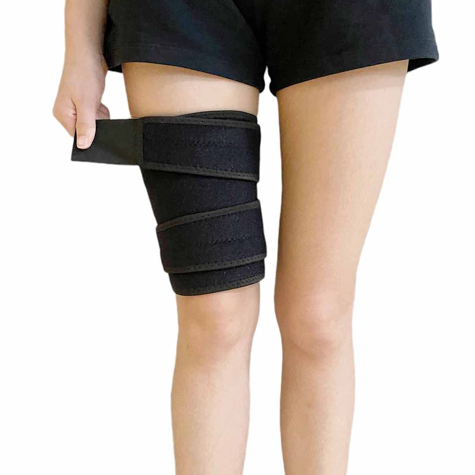 Adjustable Thigh Compression Sleeves for Men and Women - Hamstring ...