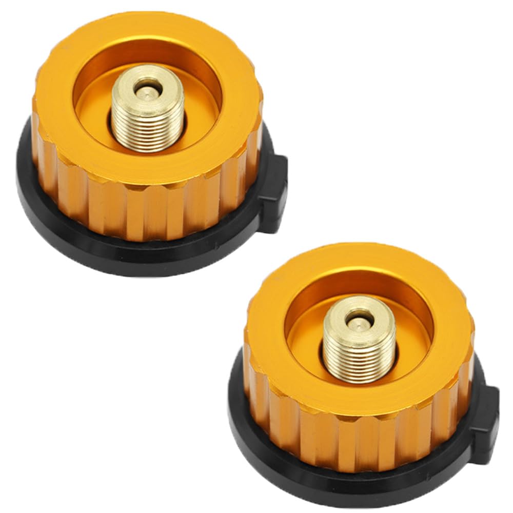 Buy 2 Pcs Butane Cartridge Adapter Practical Camping Canister Adapter ...