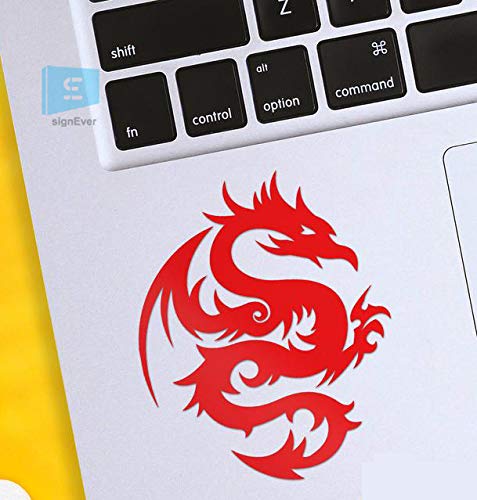 SIGN EVER Angry Dragon Laptop Trackpad Stickers for 15.6 14 13 12 ...