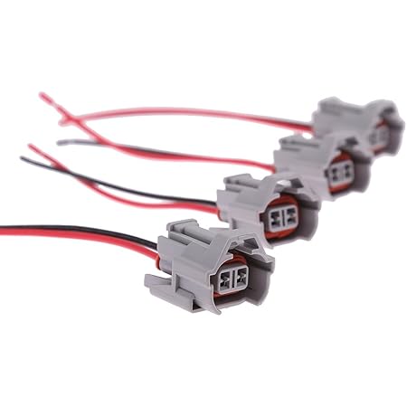 Amazon.com: 4Pcs Denso Fuel Injector Connector Electrical Plug Pigtail ...