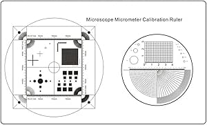 Amazon.com: Microscope Adapter Soft Ruler Microscope Micrometer ...