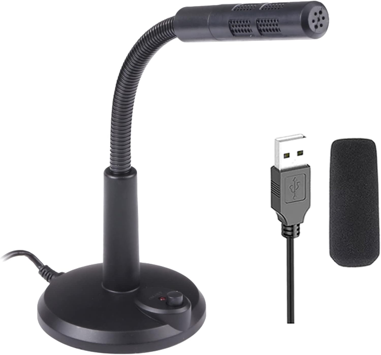 Amazon.com: USB Computer Microphone,Plug and Play Desktop PC Laptop ...