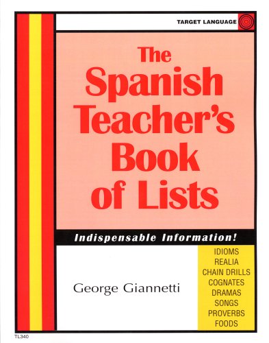 Amazon.com: The Spanish Teacher's Book Of Lists (Spanish Edition ...