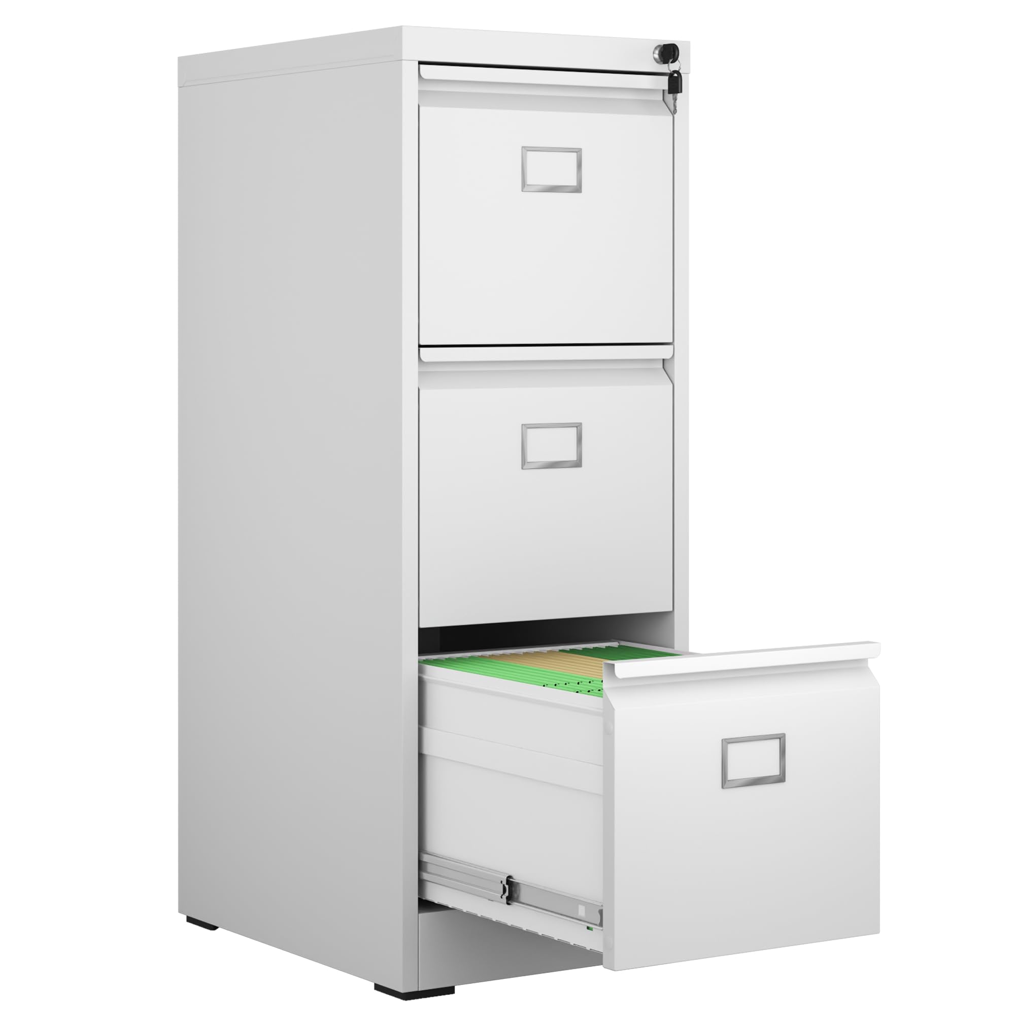 Snapklik.com : VIYET 3 Drawer File Cabinet, Metal Vertical File Cabinets