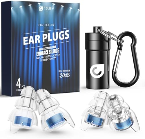 Amazon.com: High Fidelity Ear Plugs for Hearing Protection - Discreet ...
