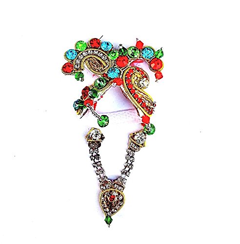 Buy Special Stones Work Mukut with jarkan Har laddu Gopal ji (Size 3,4 ...