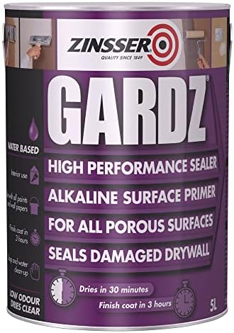 Zinsser Gardz High Performance Sealer Water-Base 2.5 Litre : Amazon.co ...