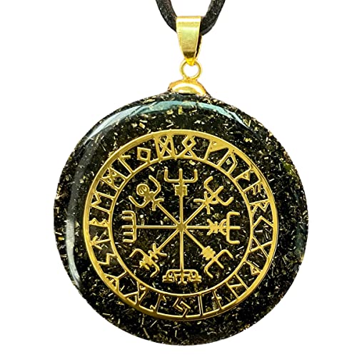 La Alquimia Orgónica - Dije Orgonita Vegvísir Brújula Nórdica Amuleto ...