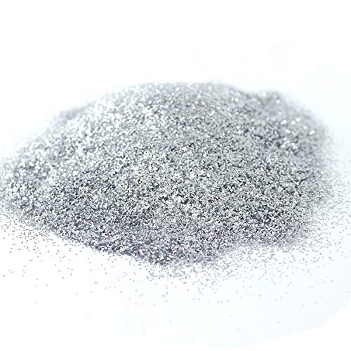 Arishto 250g Glitter Sparkle Powder for Art & Craft Activities (Silver ...