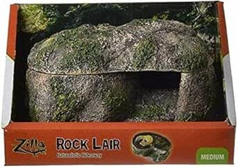 Amazon.com: Zilla Rock Lair for Reptiles Medium - (5.75" L x 8.5" W x 5.25" H) - Pack of 2 : Pet ...