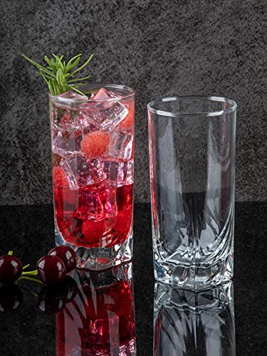 Buy Luminarc Ascot Highball Glass Water and Juice Glasses Set of 6 ...
