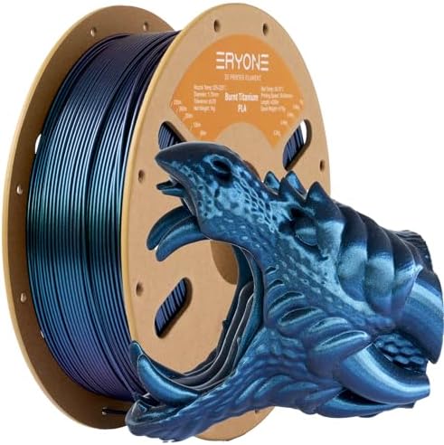 ERYONE Burnt Titanium PLA Filament 3D Printer PLA Filament 1.75mm +/- 0 ...