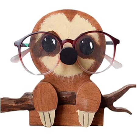 Amazon.com: Handmade Wooden Spectacle Holder Eyeglass, Animal Shape Glasses Stand, Handmade Wood ...