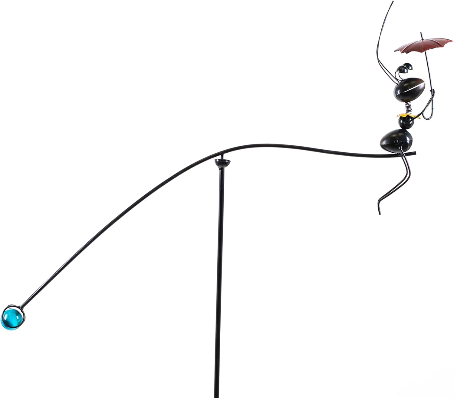 Amazon.com: Metal Ant with Umbrella Balancer Rocker Marble Yard Stake ...