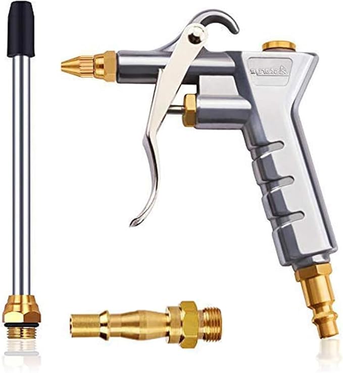 Noosverl Air Blower Gun for Compressor, Dust Airline Gun with Extension ...