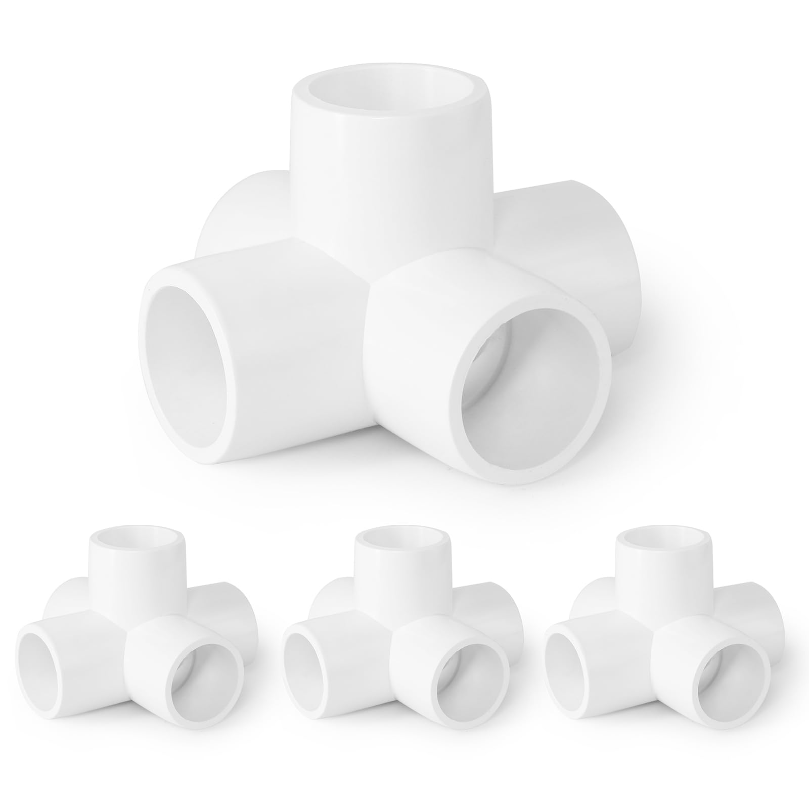 Amazon.com: Zernmiarder 5 Way PVC Pipe Fittings 1/2 Inch, PVC Elbow ...