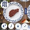 Amazon.com: Vesici 300 Count Paper Plates 10 Inch Bulk Blue and White ...