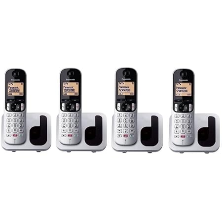 Panasonic Easy Wireless Intercom 4 Line with Speaker Phone & Caller ID ...