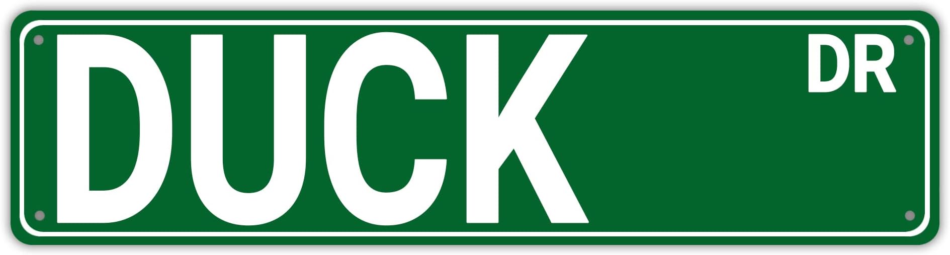 Amazon.com: The Quack Shack Street Sign Vintage Rustic Retro Tin Sign ...