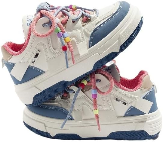 Amazon.com | Y2K Cute Shoes Walking Sneakers for Women Chunky Pink Blue ...
