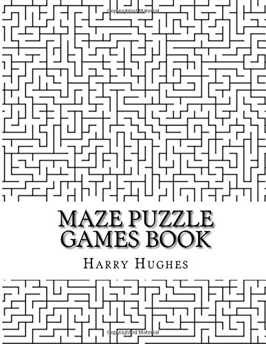 Maze Puzzle Games Book: Large Print Brain Challenge Maze Puzzles Book ...