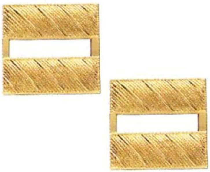 Amazon.com: Fire EMS Capt Captain Corrugated Gold Collar Brass Insignia ...