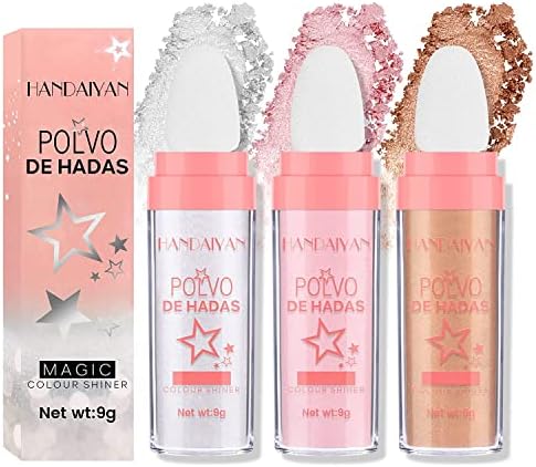 Amazon.com: Glitter Powder Highlighter Makeup, Body Brightens the ...