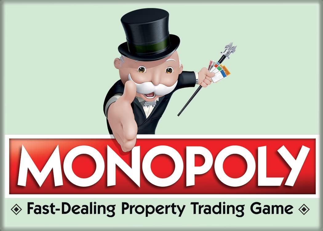 Ata-Boy Monopoly Game Box Cover 2.5" X 3.5" Magnet for refrigerators ...
