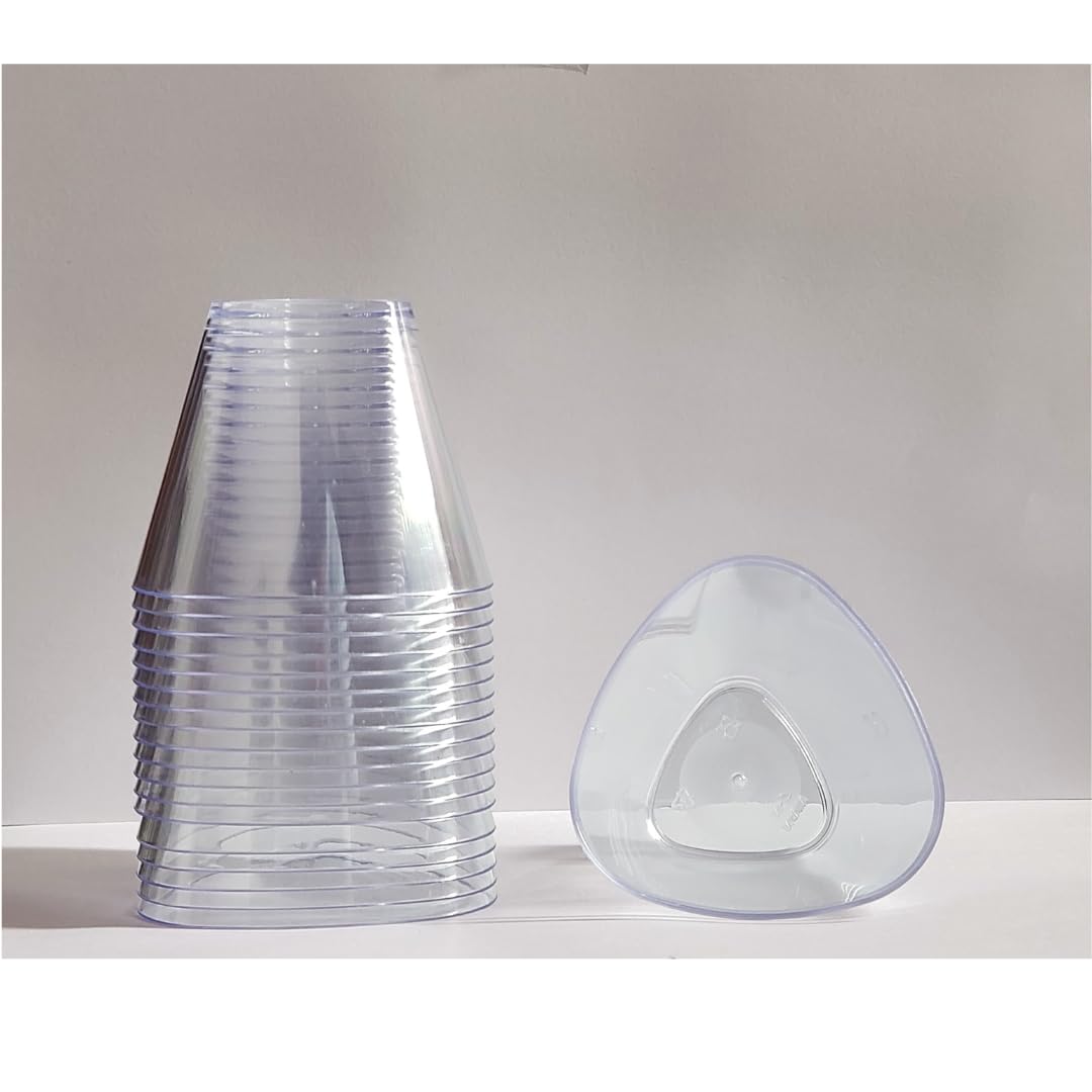 Buy Alpha Basics 160Ml Pl (Pack Of 20) Transparent Pudding Dessert Cup ...