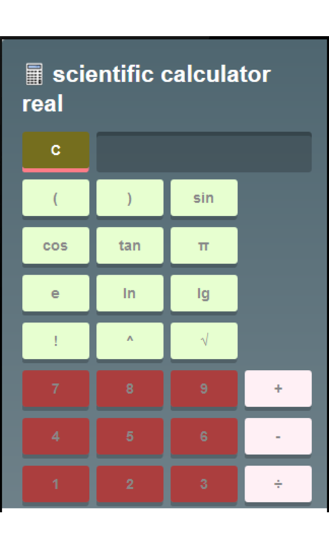 Real Calculator Png