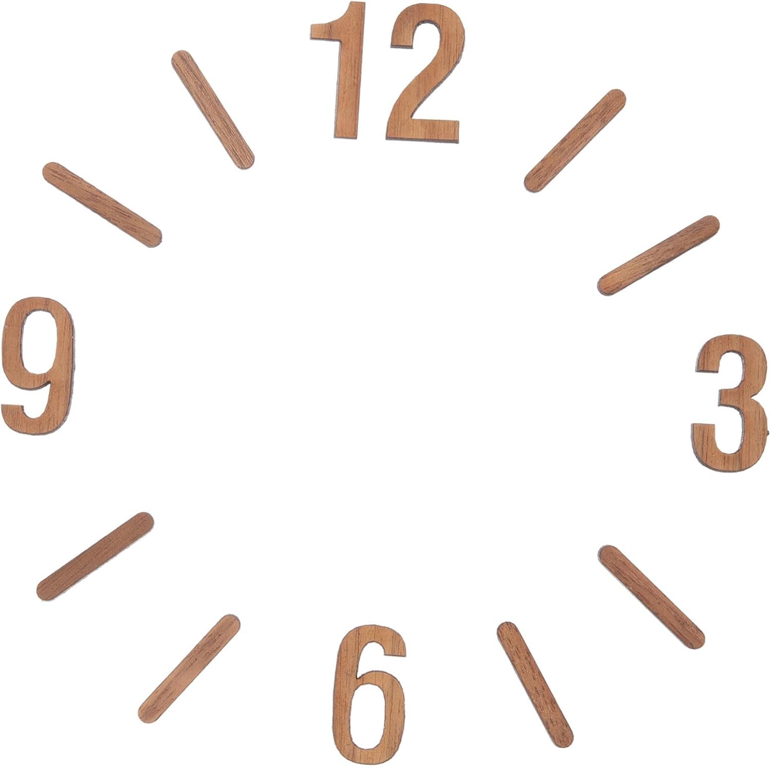 Amazon.com: EXCEART 1set Wall Clock Numerals Replacement Kit DIY Clock ...