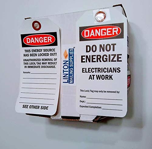 Amazon.com: Danger Equipment Needs Repair Tag with Fiber Patch ...