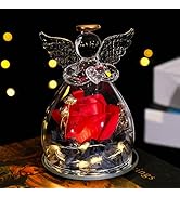 Amazon.com: Tiaronics Mothers Day Mom Gifts for Her, Glass Angel ...