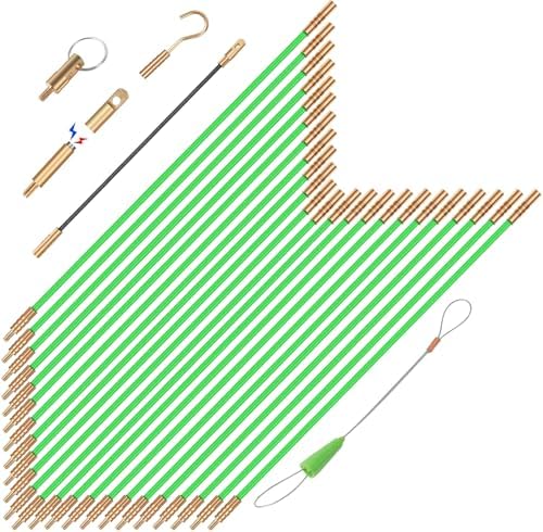 GURADESIGN 32.2FT Fiberglass Running Electrical Wire Cable Glow Rods ...